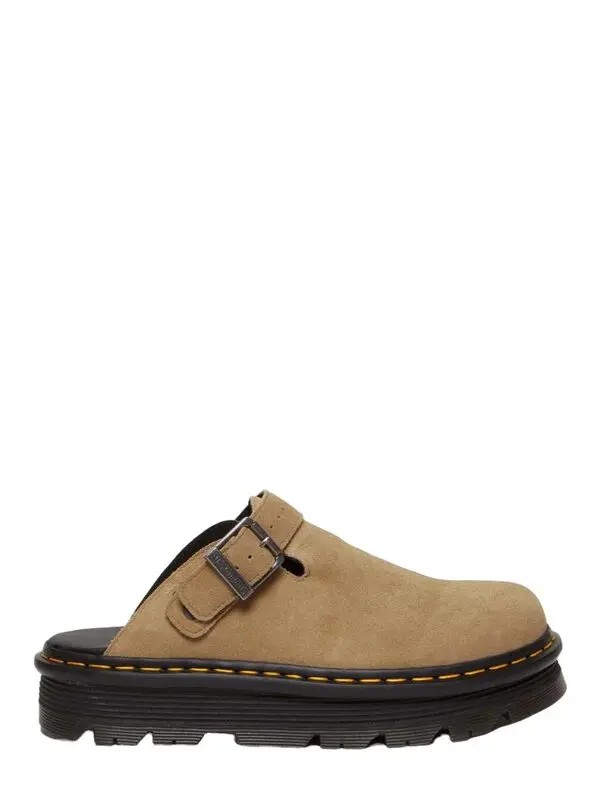 Dr. Martens Zebzag Round Toe Mules - Black
