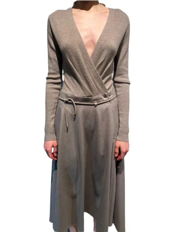 Max Mara Long-sleeved Knitwear - Gray