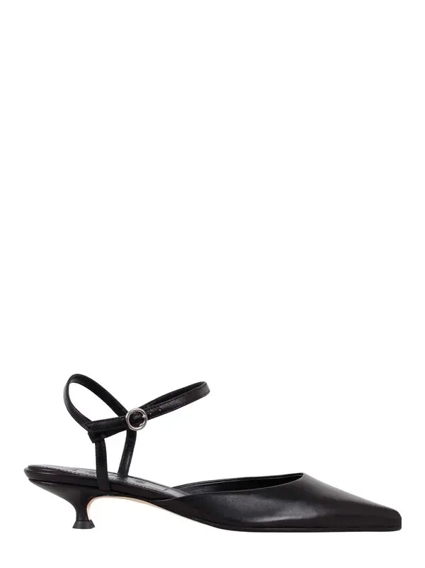 AeydĒ Colette 35mm Pointed-toe Leather Pumps - Black