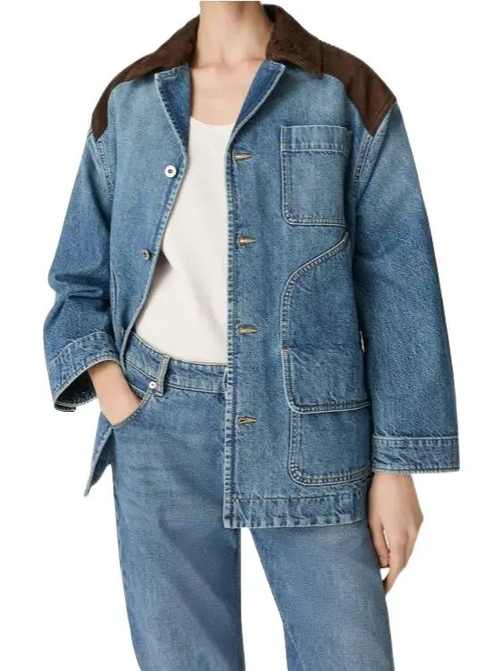 Bottega Veneta Vintage Indigo Denim Jacket - Mid Blue