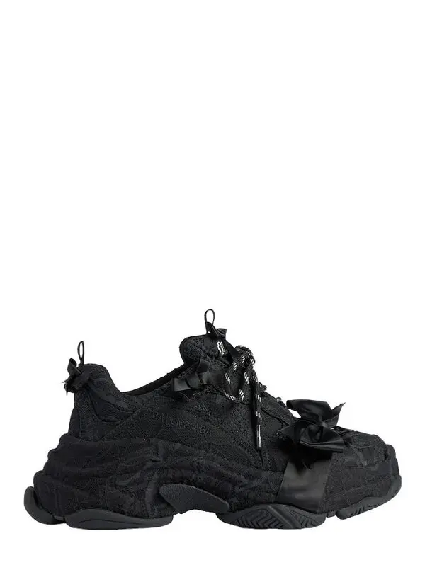Balenciaga Triple S Lace-up Sneakers - Black