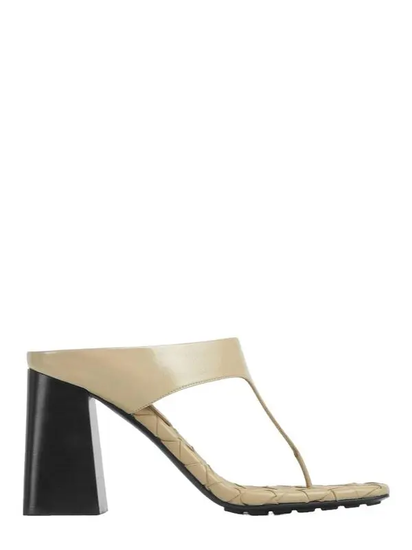 Bottega Veneta Marella Thong Mules - Light Cream