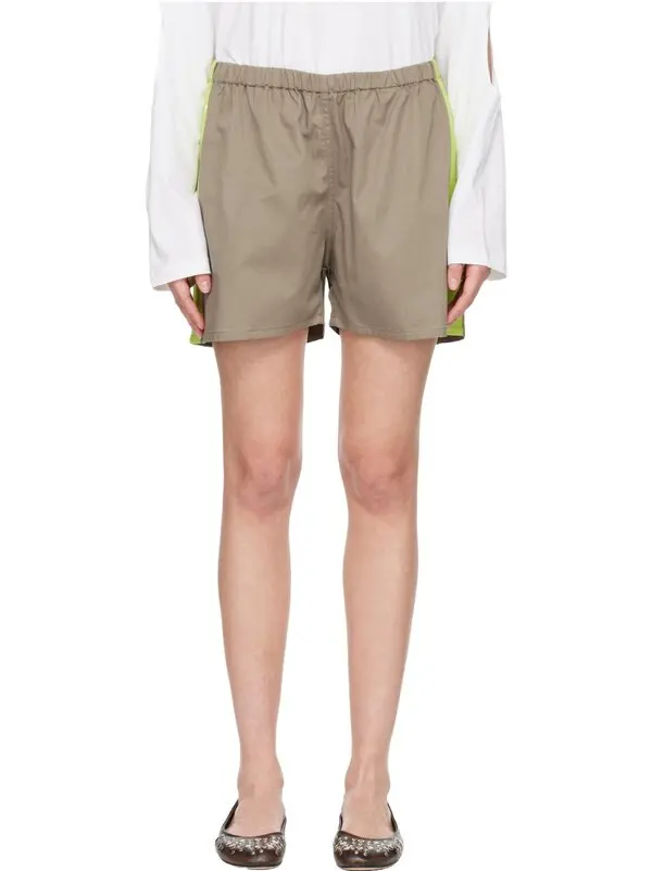 Gimaguas Wide-leg Shorts - Nude