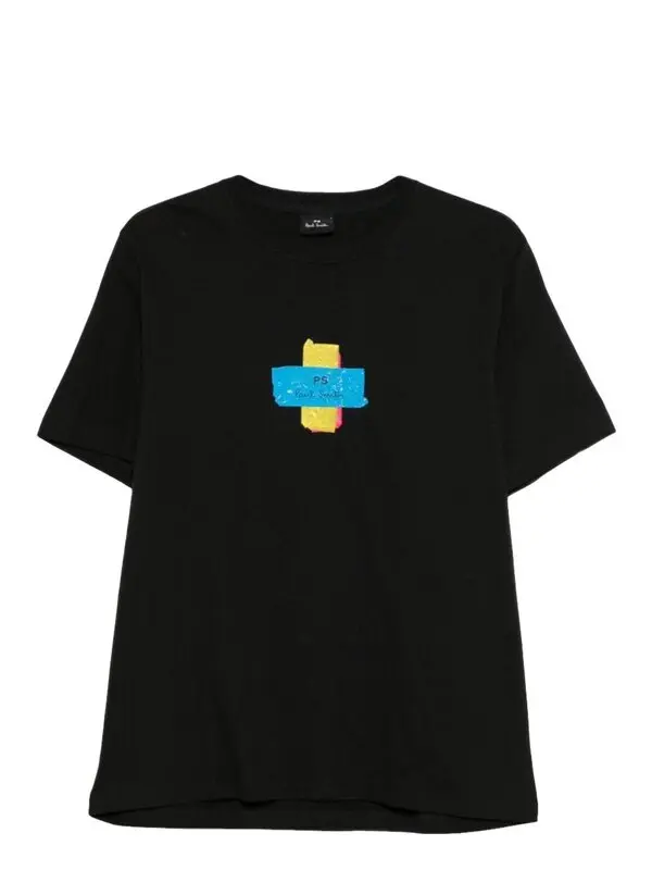 Paul Smith Pebble Bunny Cotton T-shirt - Black