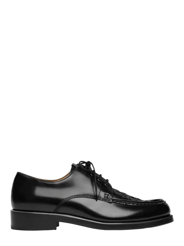 Jacquemus Woven Derby Shoes - Black