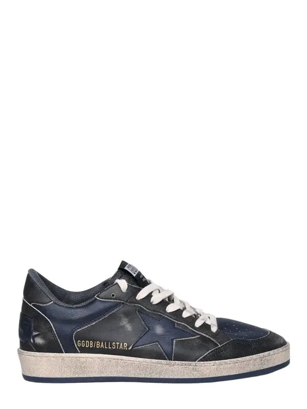 GOLDEN GOOSE Ball Star Lace-up Sneakers - Black