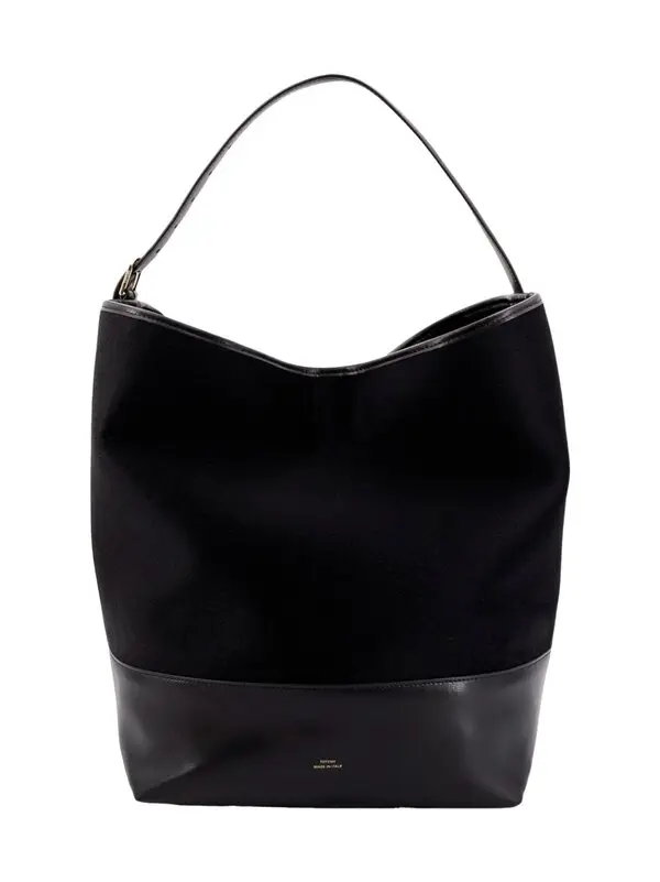TOTEME Belted Doublé Tote Bag - Black