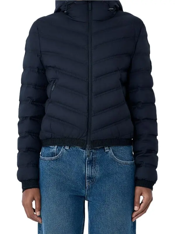 Moncler Hooded Quilted Jacket - Black
