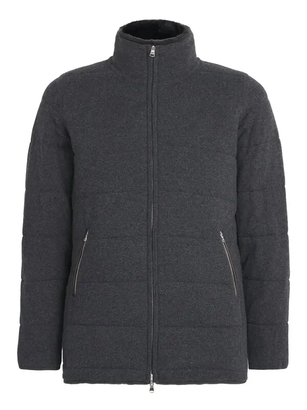 N.peal Cashmere Fur-lined Jacket - Brown
