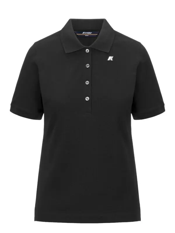 K-WAY Ali Short-sleeve Polo Shirt - Black