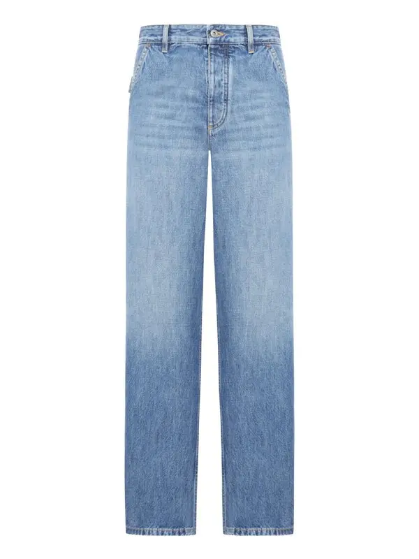 Bottega Veneta Vintage Cargo Jeans - Medium Blue