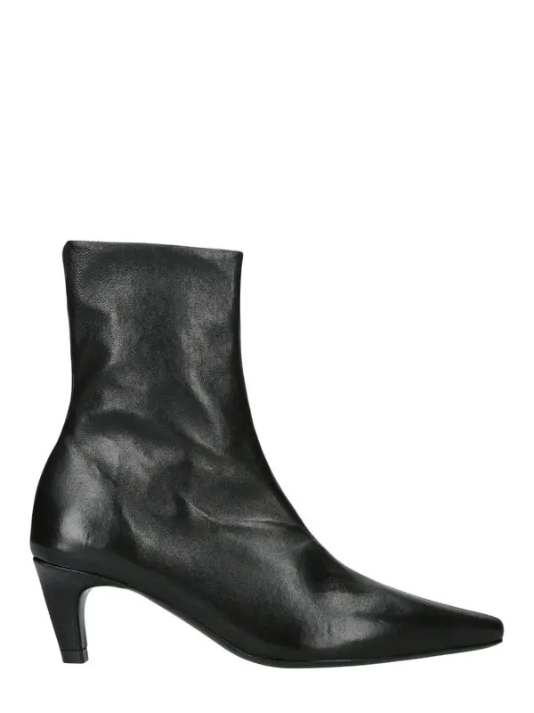 JUDE Leather Cave Ankle Boots 55 - Black