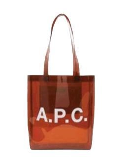 A.p.c. Logo Top Handle Tote Bag - Brown