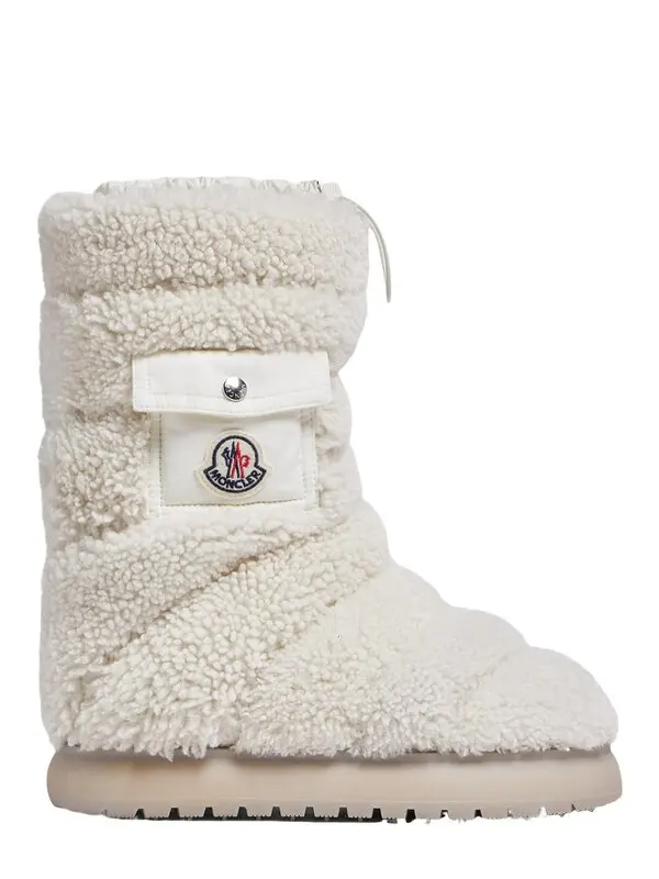 Moncler Gaia Pocket Detailed Padded Boots - White