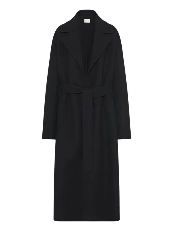 THE ROW Wool-silk Trench Coat - Black