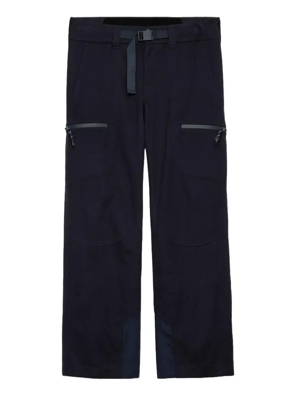 Prada Technical Cashmere Pants - Blue