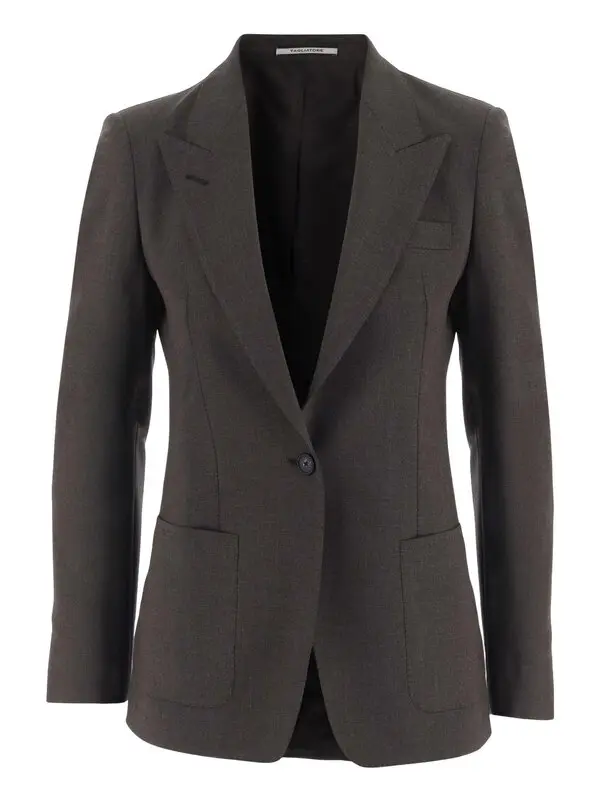 Tagliatore Single-breasted Tailored Blazer - Black