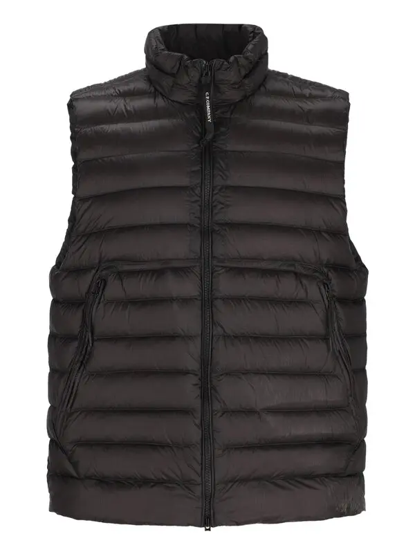 C.P. COMPANY Sleeveless Down Vest - Black