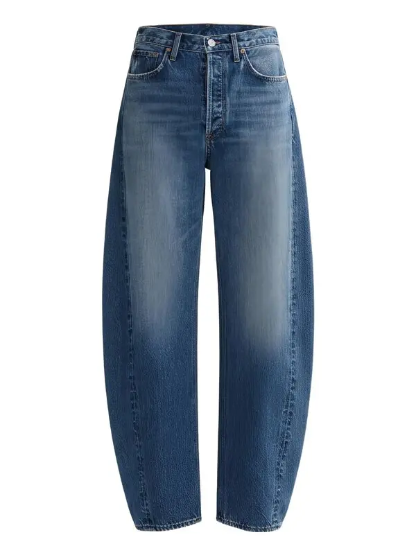 AGOLDE Balloon High-rise Wide-leg Jeans - Blue