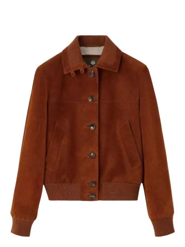 Loro Piana Maremma Pilot Leather Jacket - Brown
