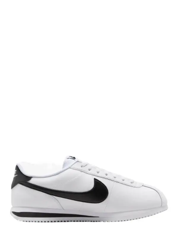 Nike Cortez 23 Logo Detailed Low-top Sneakers - White/black