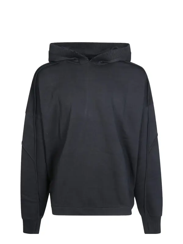 THOM KROM Hooded Oversized Sweatshirt - Black