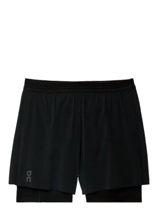 On 5 Performance 2/1 Shorts - Black