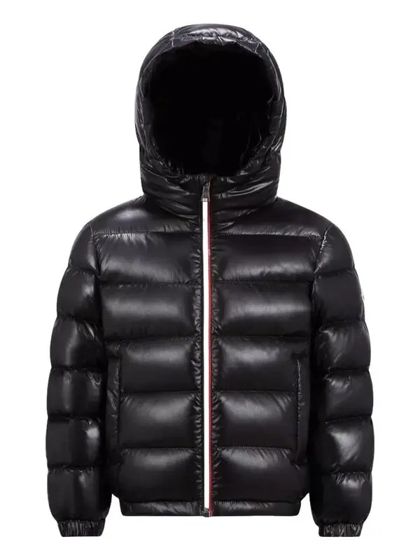 Moncler New Aubert Hooded Down Jacket - Black