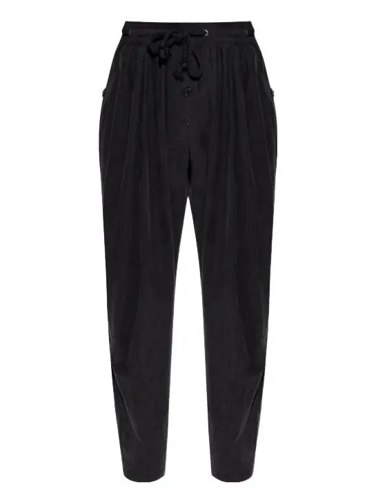 Isabel Marant Étoile Falcona Drawstring Pants - Black