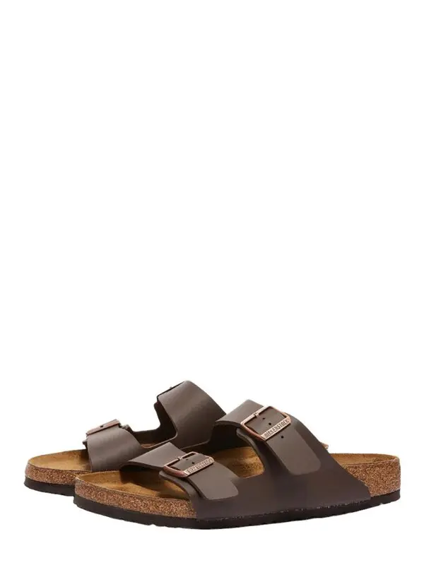 BIRKENSTOCK Logo Detail Sandals - Brown