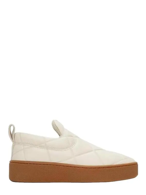 Bottega Veneta Quilted Casual Sports Sneakers - Brown