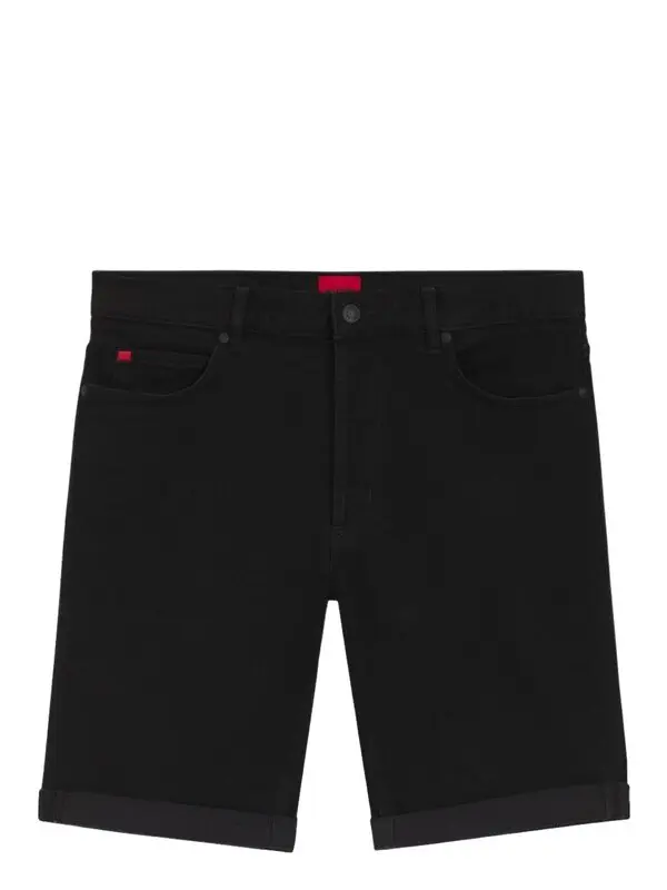Hugo Boss Slim-fit Denim Shorts - Black