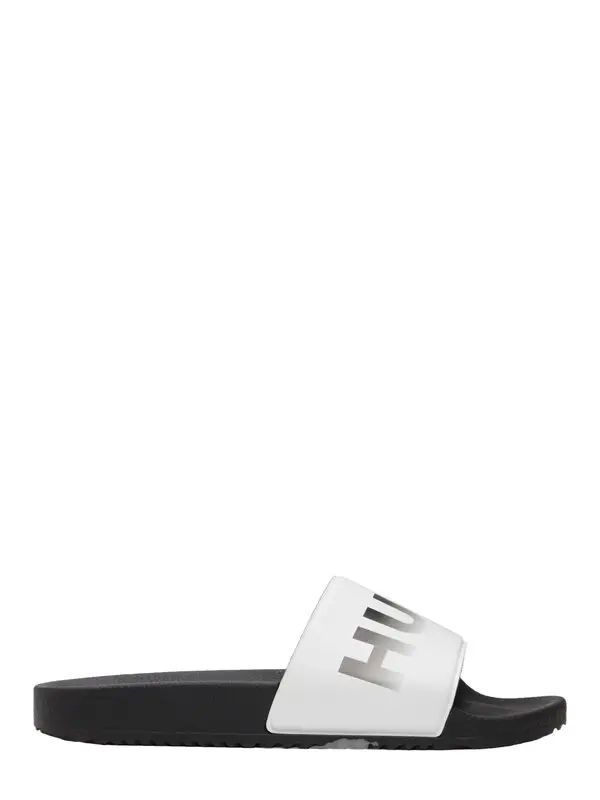 Hugo Boss Logo-print Slides - Black