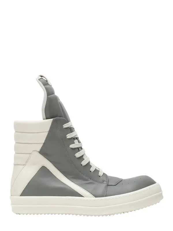 Rick Owens Round-toe High-top Casual Sneakers - Gray