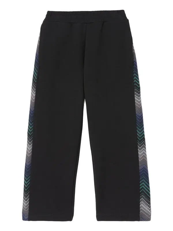 Missoni 100% Cotton Joggers - Black