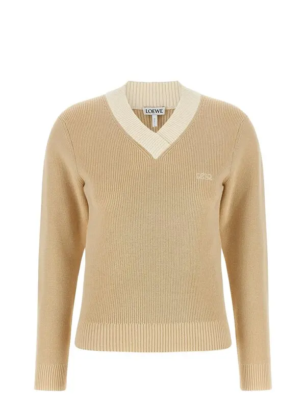 Loewe Double L' Sweatshirt - Beige