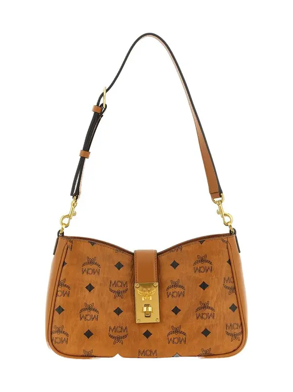 Mcm Tracy Shoulder Bag - Brown