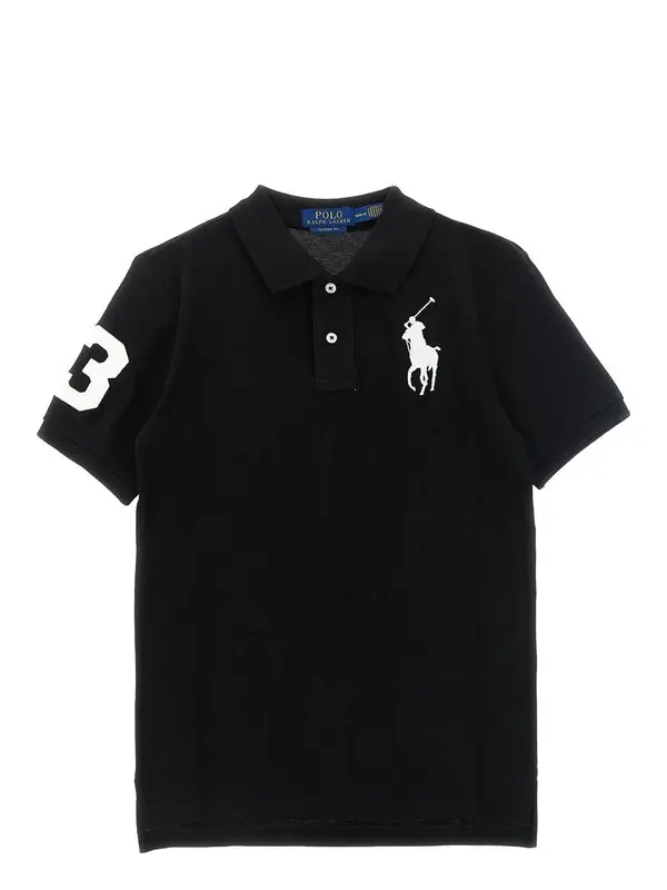 Polo Ralph Lauren Big Pony' Polo Shirt - White/black