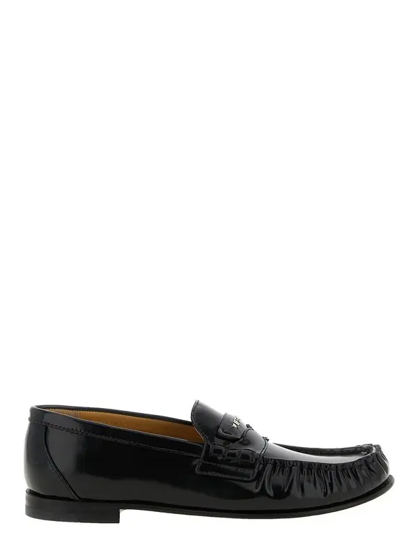Fendi Scrunch Moccasins - Black