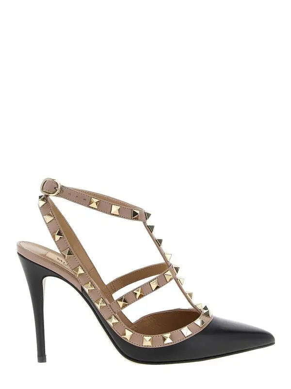 Valentino Garavani Rockstud Leather Pumps - Black