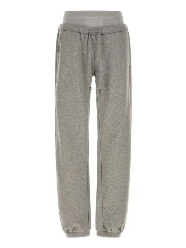 Attico American Fleece Joggers - Gray