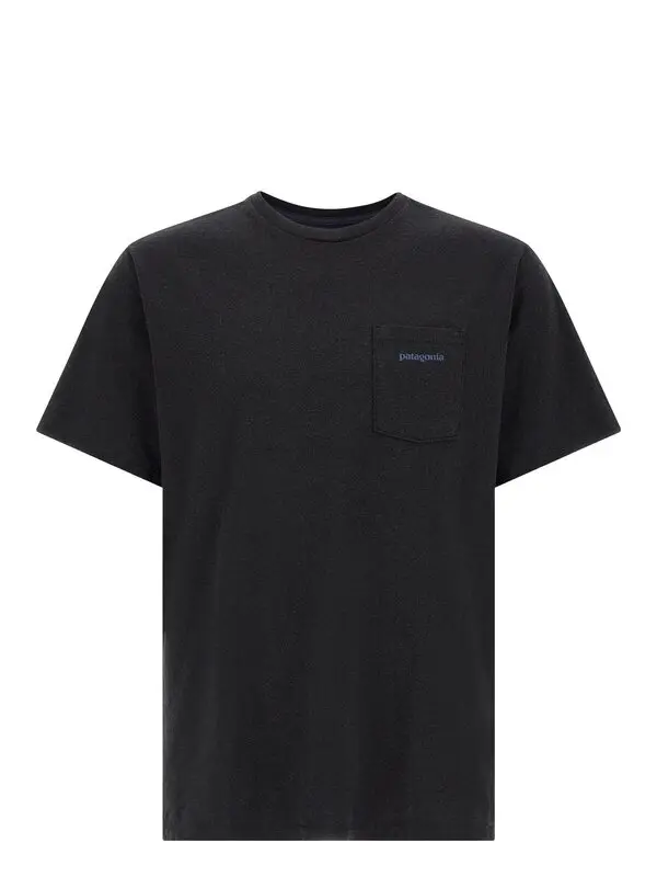 Patagonia Boardshort Logo Pocket Responsibili-tee' T-shirt - Black