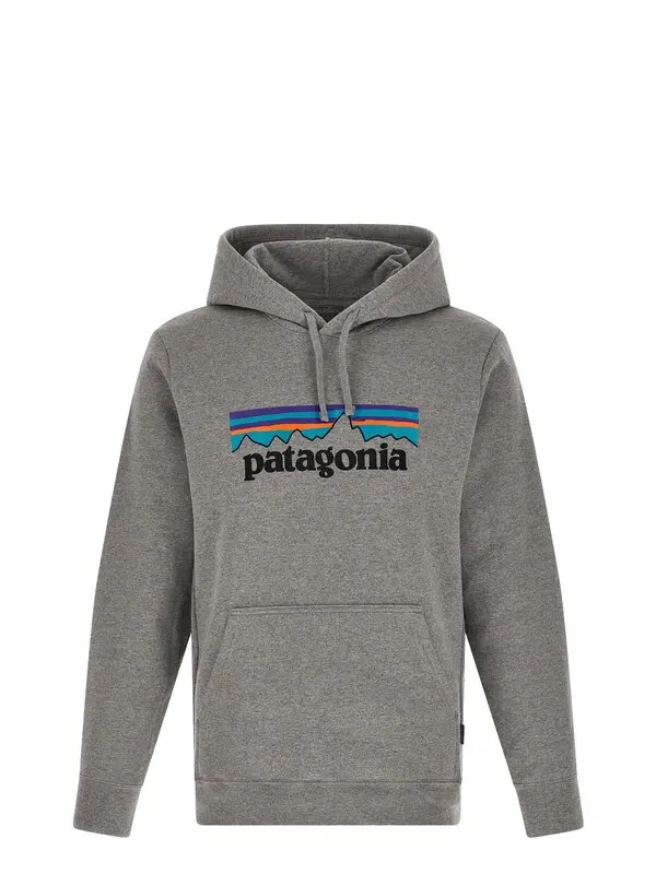 Patagonia P-6 Logo Uprisal Hoodie - Gray