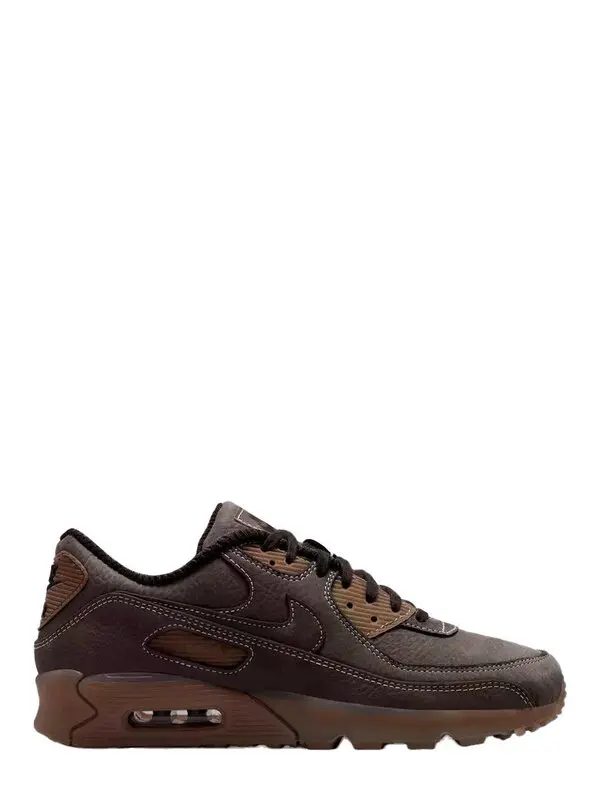 Nike Max 90 Contrast-stitched Sneakers - Brown