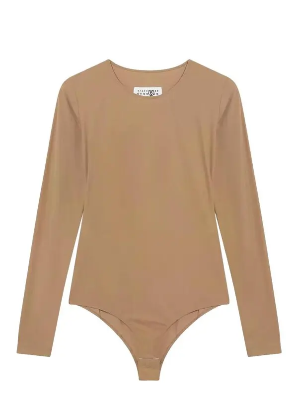 MAISON MARGIELA Long-sleeve Bodysuit - Neutrals