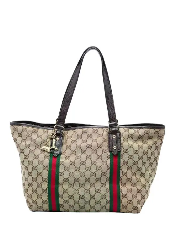 Gucci 2016-2026 Large Gg Canvas Jolicoeur Tote Bag - Neutrals