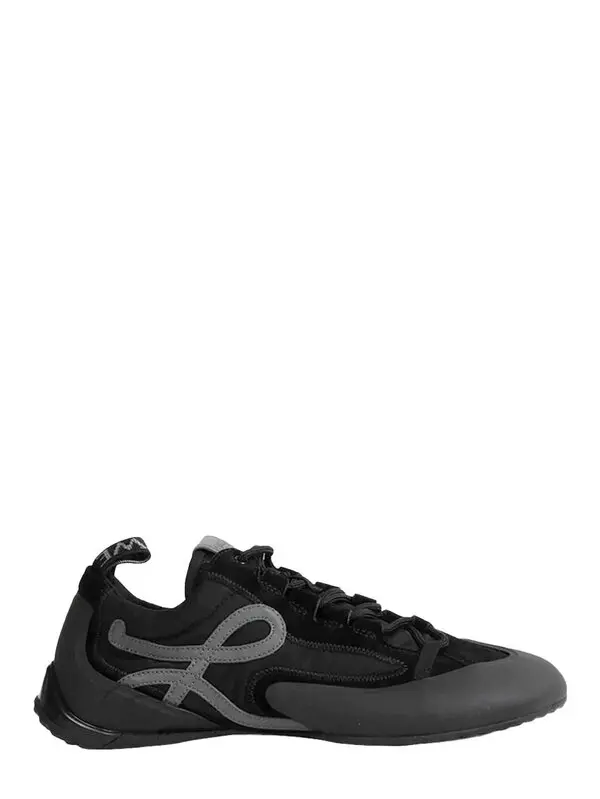 Loewe Grip Nylon, Suede And Tpu Sneakers - Black
