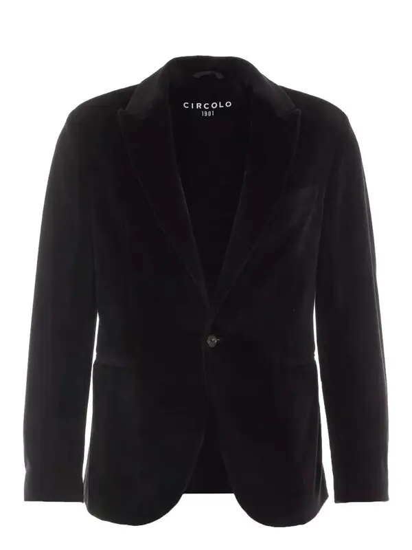 CIRCOLO 1901 Single-breasted Blazer - Black