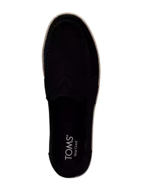 Toms Blakely Platform Espadrilles - Black