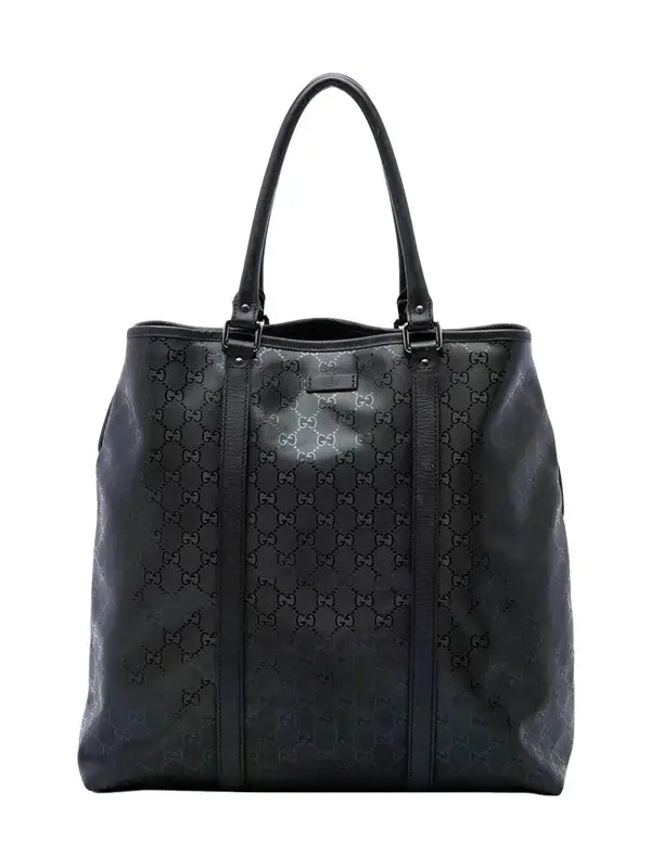 Gucci Gg Imprime Joy Vertical Tote Bag - Black